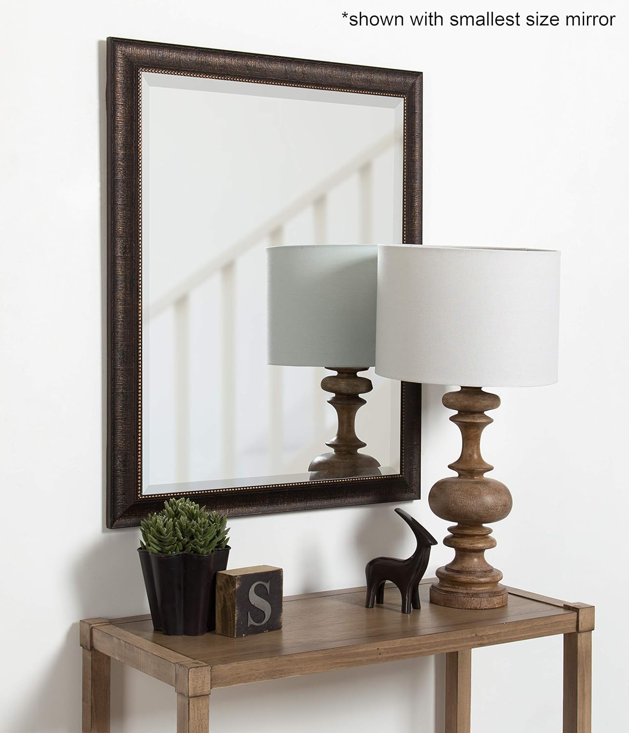 Kate and Laurel Aldridge Framed Decorative Rectangle Wall Mirror, 26 x ...