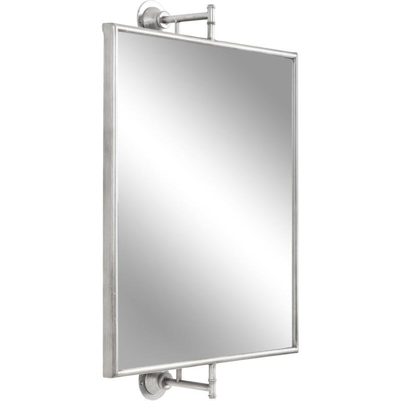 Kate and Laurel Darbridge Farmhouse Rectangle Pivot Mirror, 24 x 40 ...