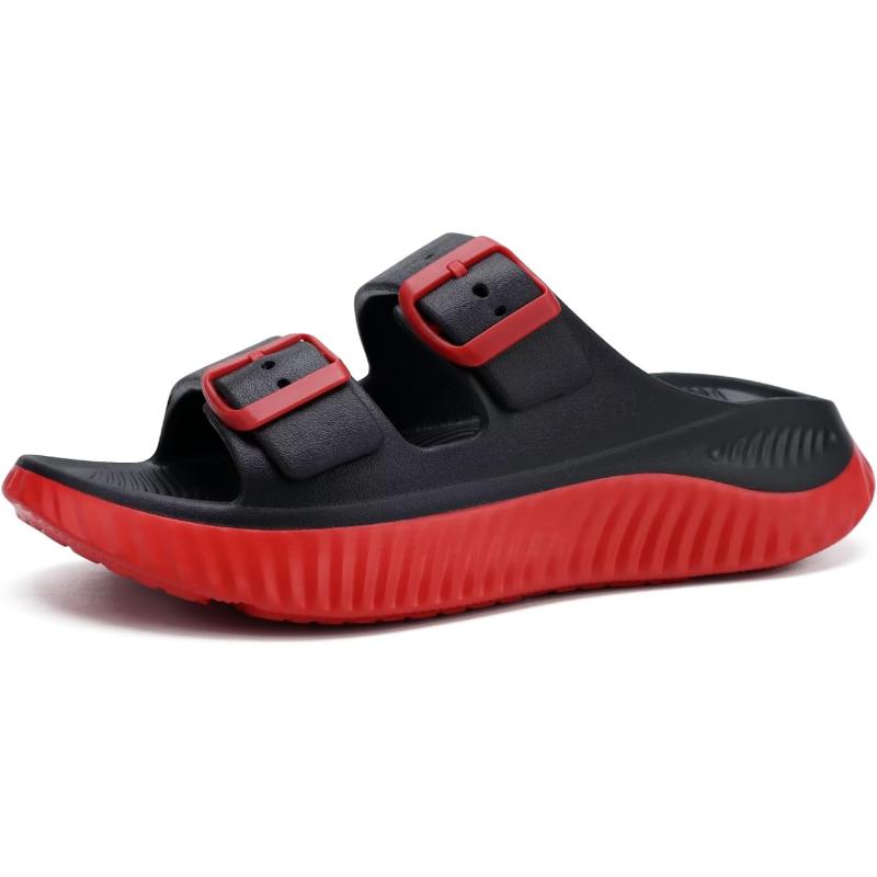 KuaiLu Womens Recovery Sandals With Comfortable Plantar Fasciitis Arch ...